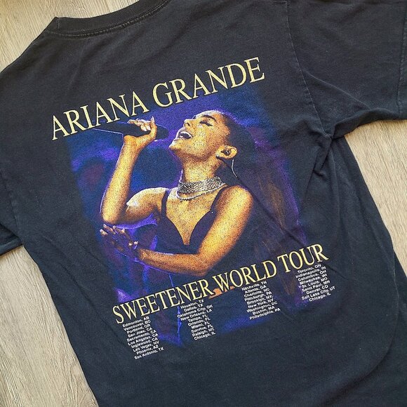 Ariana Grande | Shirts | Ariana Grande Sweetener World Tour Black ...